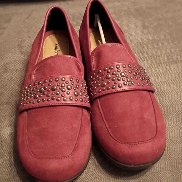 comfortview | Shoes | Studded Faux Suede Slipon Shoe S 2m | Poshmark